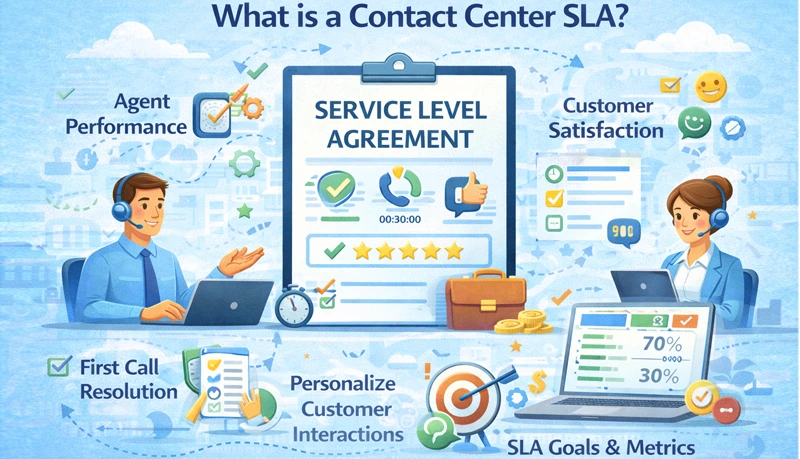 Contact Center SLAs — What to Include and How to Set Them | HiveDesk