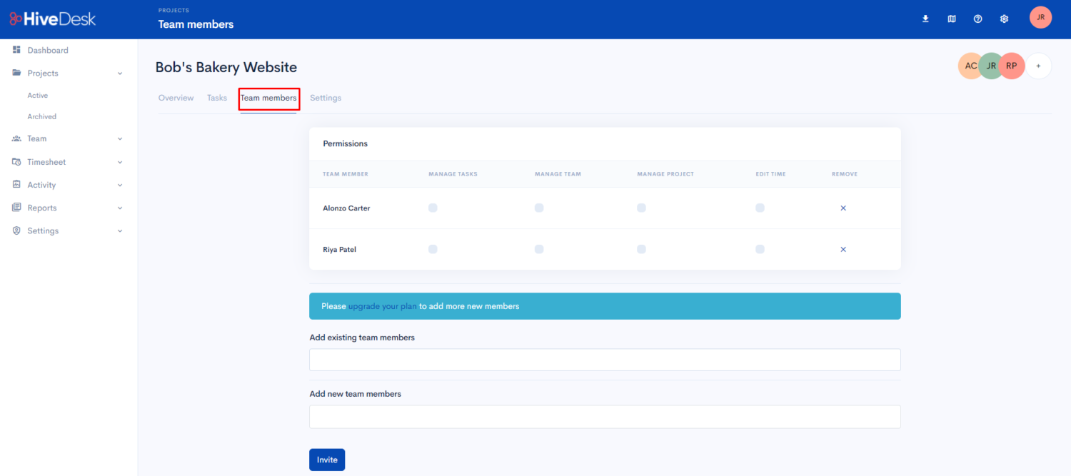 Admin user guide-choosing a plan with time tracking
