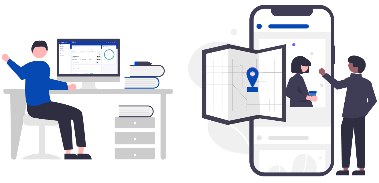 Workforce management software with time tracking