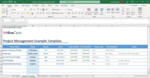 Project Plan Template | Templates for Managing Project