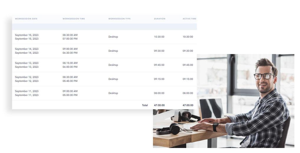 Simple & easy to use software developer time tracking software