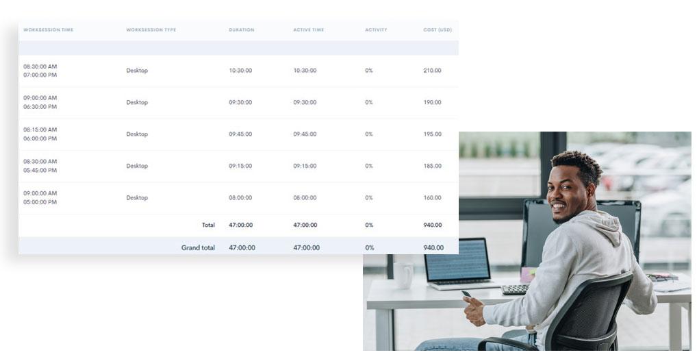 Simple & easy to use software developer time tracking software