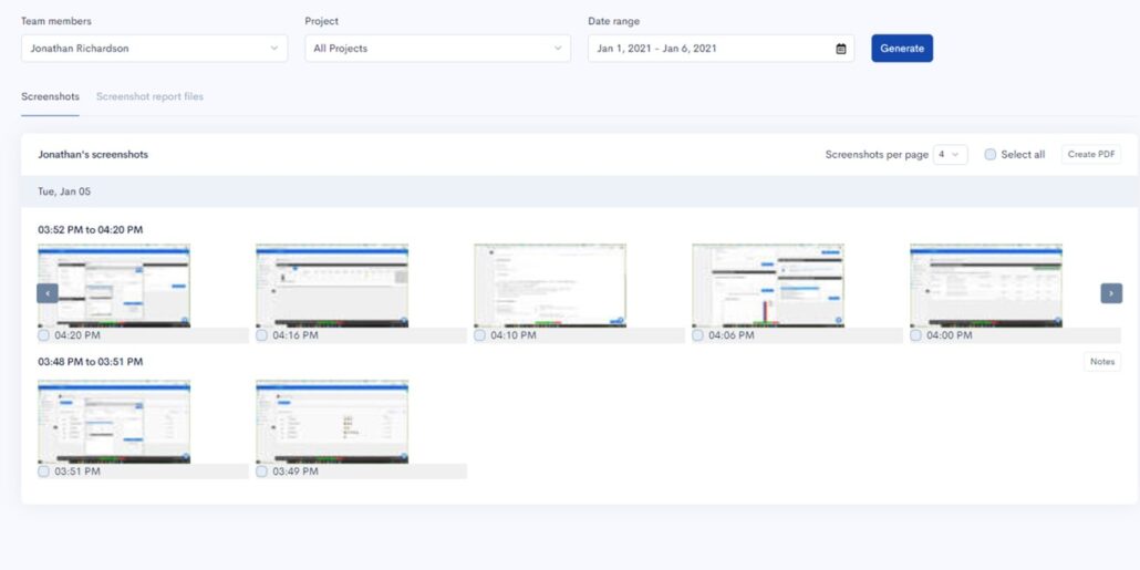 Computer Activity and Screenshot Tracker | HiveDesk